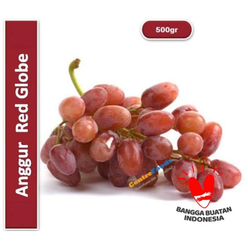 Jual Anggur Merah - Anggur Red Globe | 500gr [ Harga Per 0,5 Kg ] di ...