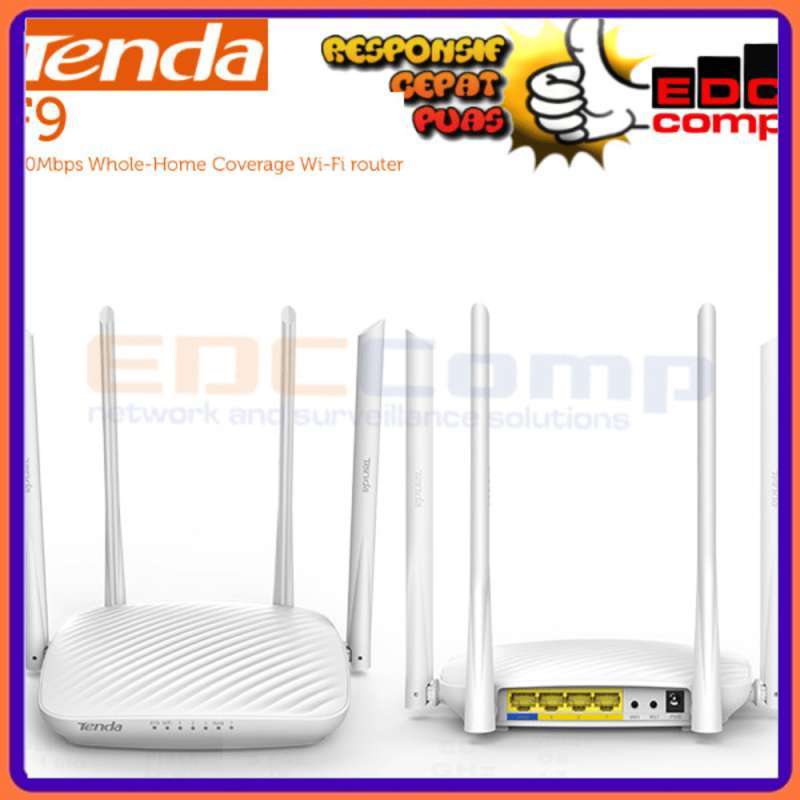 Promo Tenda F9 Wireless Router 600Mbps/Wireless Router Tenda F9 4 ...