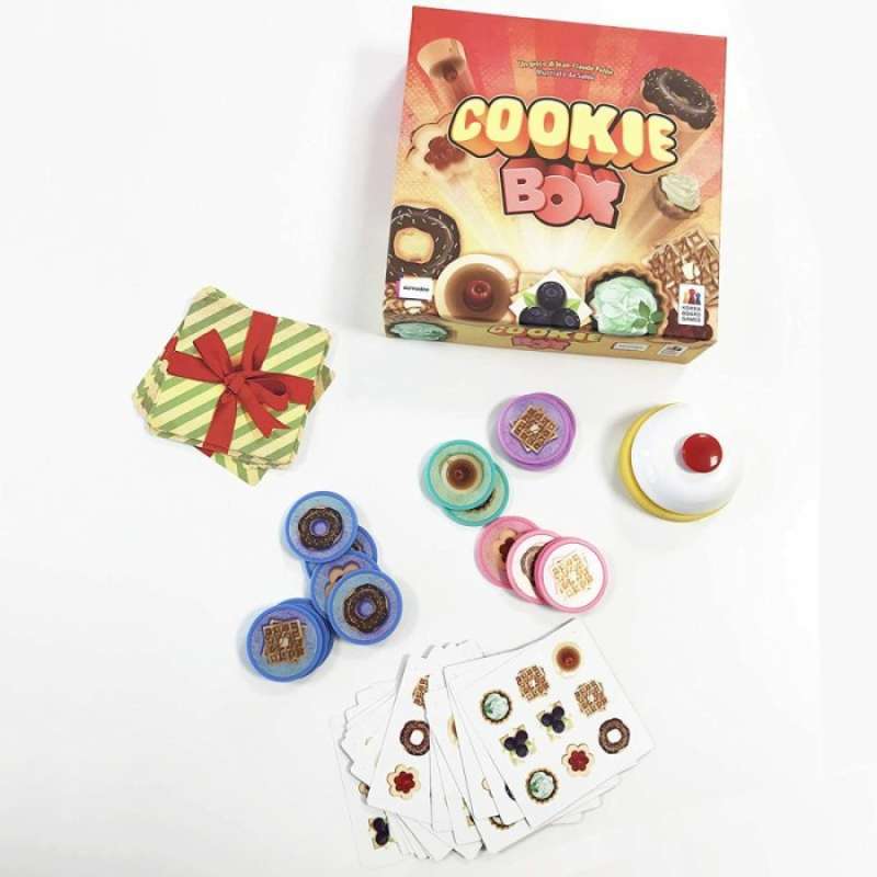 Jual Mainan Family Board Game Cookie Box Korean Boardgame Menyusun Kue ...