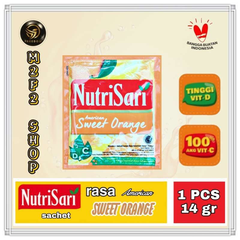 Promo NutriSari Minuman Serbuk | Rasa Sweet Orange Sachet - 14 gr ...