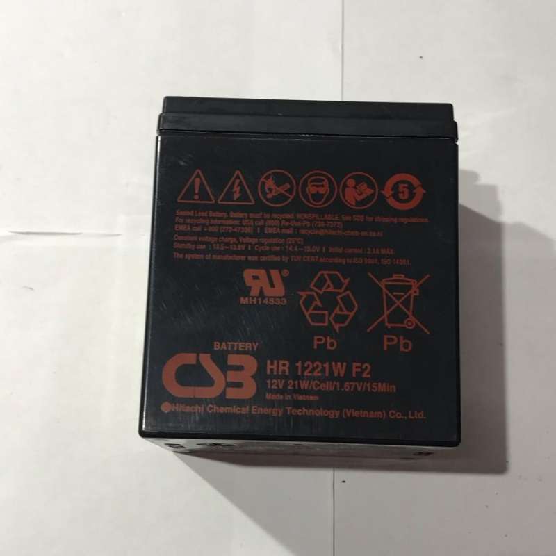 Promo Battery Original Untuk Ups Apc, Baterai Csb Cs3 Hr1221w (cs3 12v ...