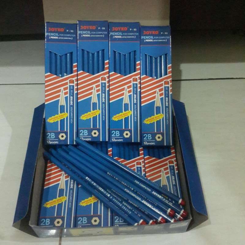 Jual PENSIL 2B JOYKO BIRU P-93 1 PAK di Seller TG Stationery Kuningan - Sampora, Kab. Kuningan ...