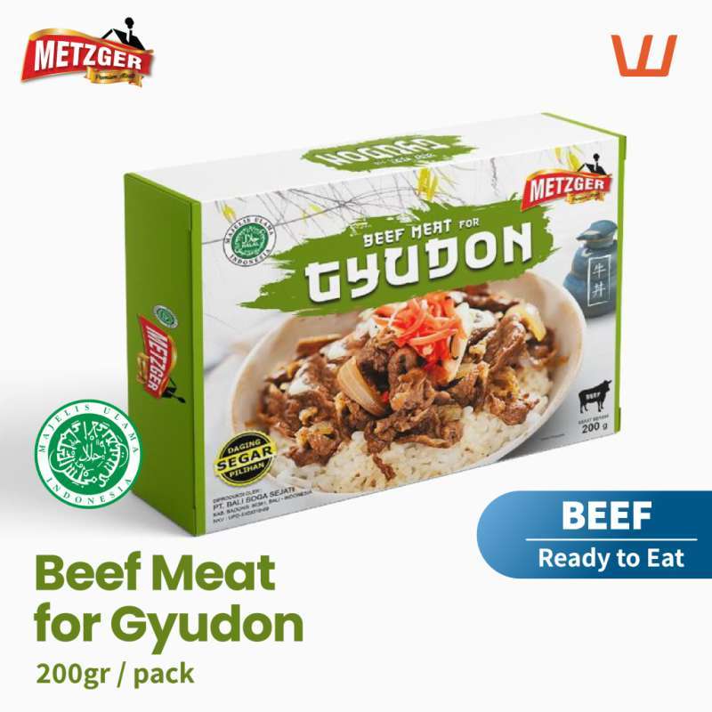 Jual Daging sapi Gyudon sliced Metzger Halal Metzger 200g di Seller ...