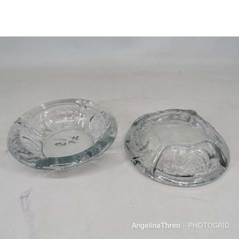 Jual Asbak rokok kaca SUPER TEBAL 10mm / tempat rokok 4 titik di Seller ...