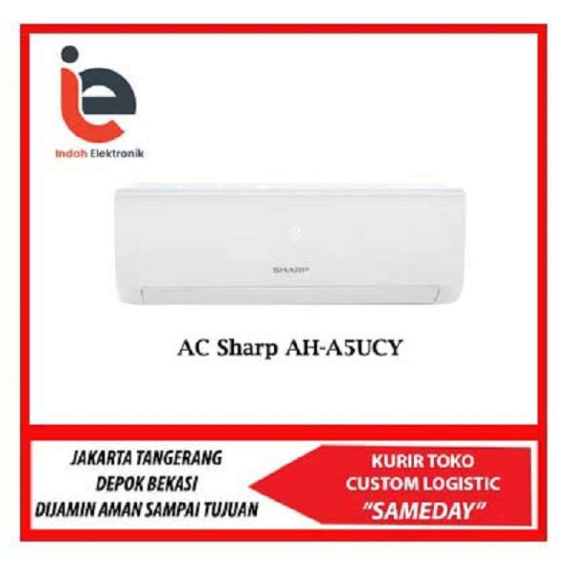 Jual AC Sharp 1/2 PK AH-A5UCY Turbo Cool Series R32 UNIT + PASANG di Seller Indah Elektronik ...