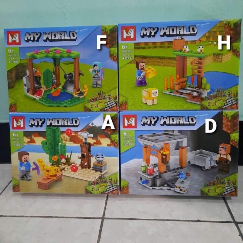 Jual MAINAN LEGO BRICK MINECRAFT MINE CRAFT TAMAN GARDEN di Seller ...