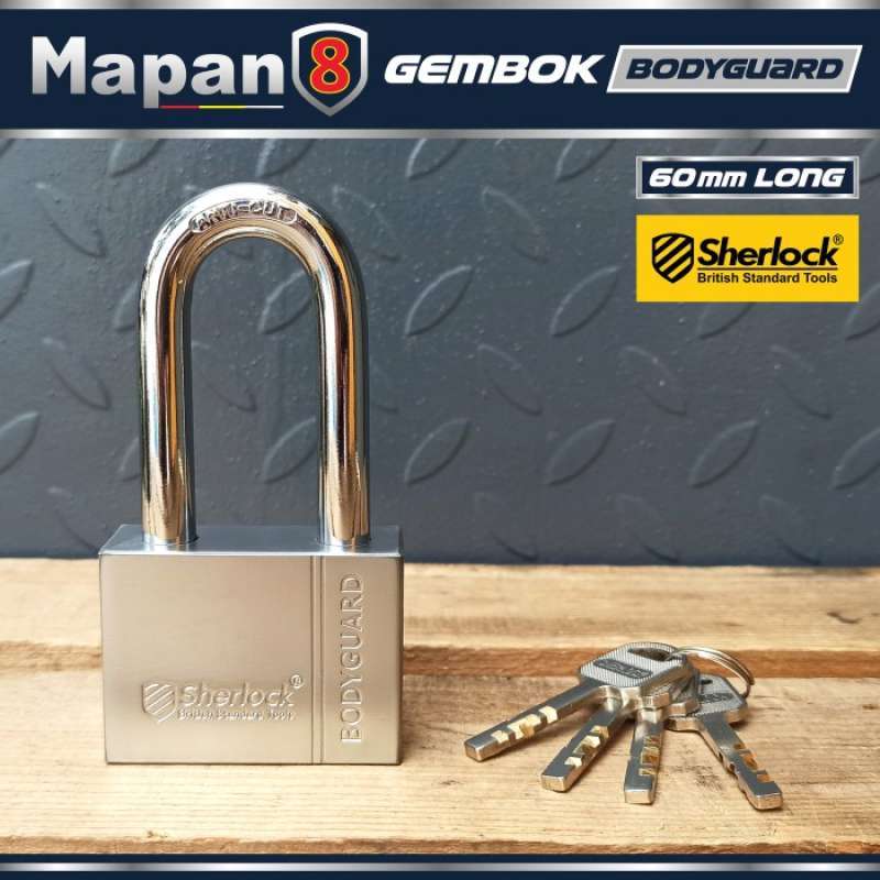 Jual Gembok Bodyguard 60 Mm Panjang (Body Besi, Silinder & Kunci ...