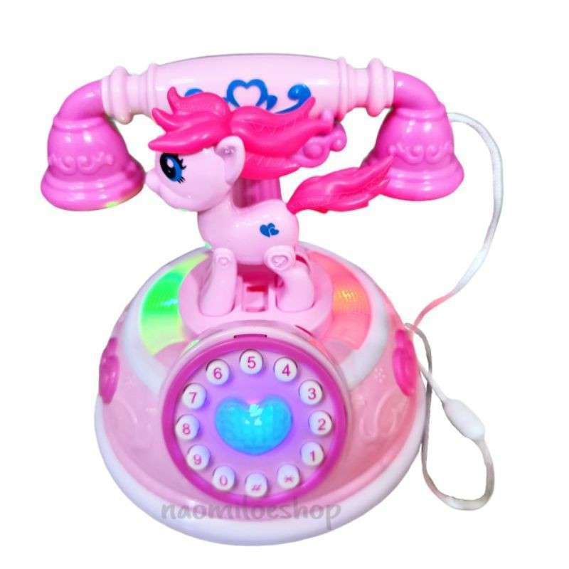 Jual mainan telepon PONY anak jadul / mainan anak telepon kuda pony ...
