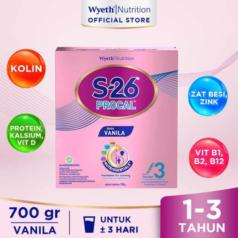 Jual Wyeth S26 Procal Tahap 3 700 Gr Di Seller Anakpedia - Kalideres ...
