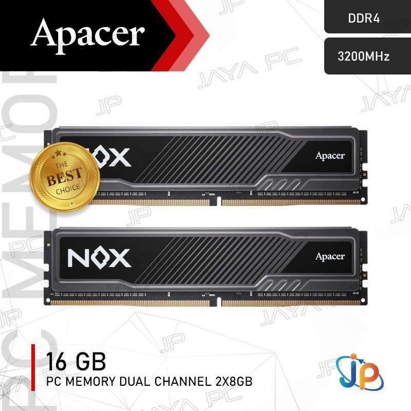 Daftar Harga Apacer Ddr4 Nox 3200 Mhz 16 GB 🔥 Original & Spesifikasi ...