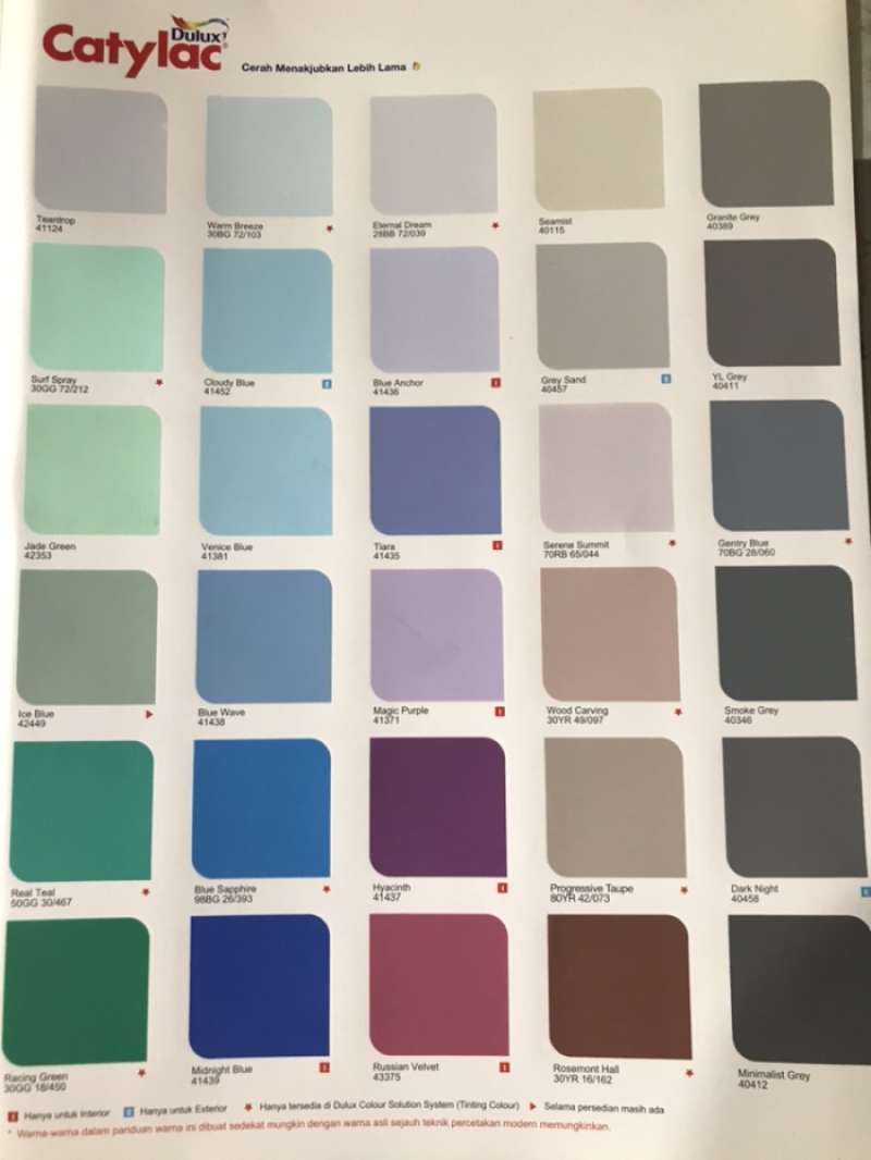 Promo Cat Tembok Interior Dulux Catylac 5kg - Multicolor Multicolor ...