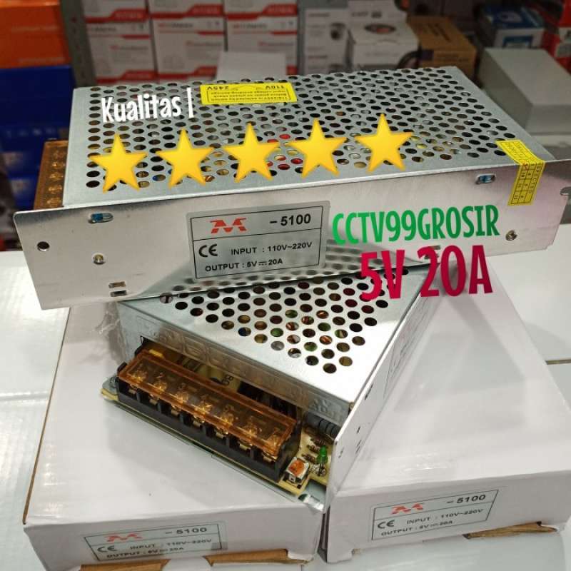 Jual POWER SUPPLY 5V 20A / PSU 5V 20A SWITCHING di Seller Berkah_ shop ...