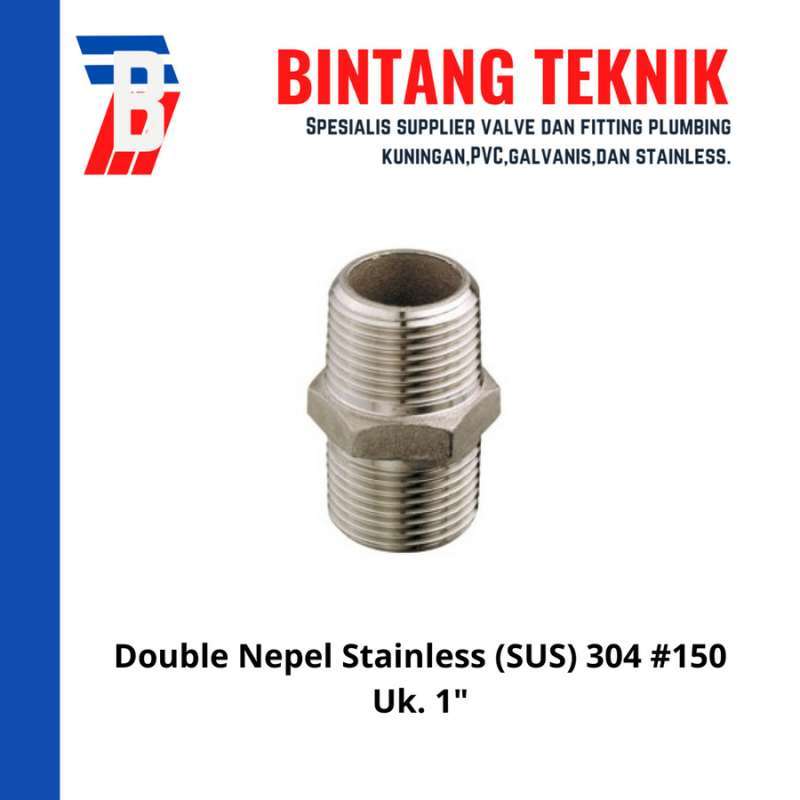 Jual Double Nipple Stainless 1 Inch Original Murah - Harga Diskon Juni ...