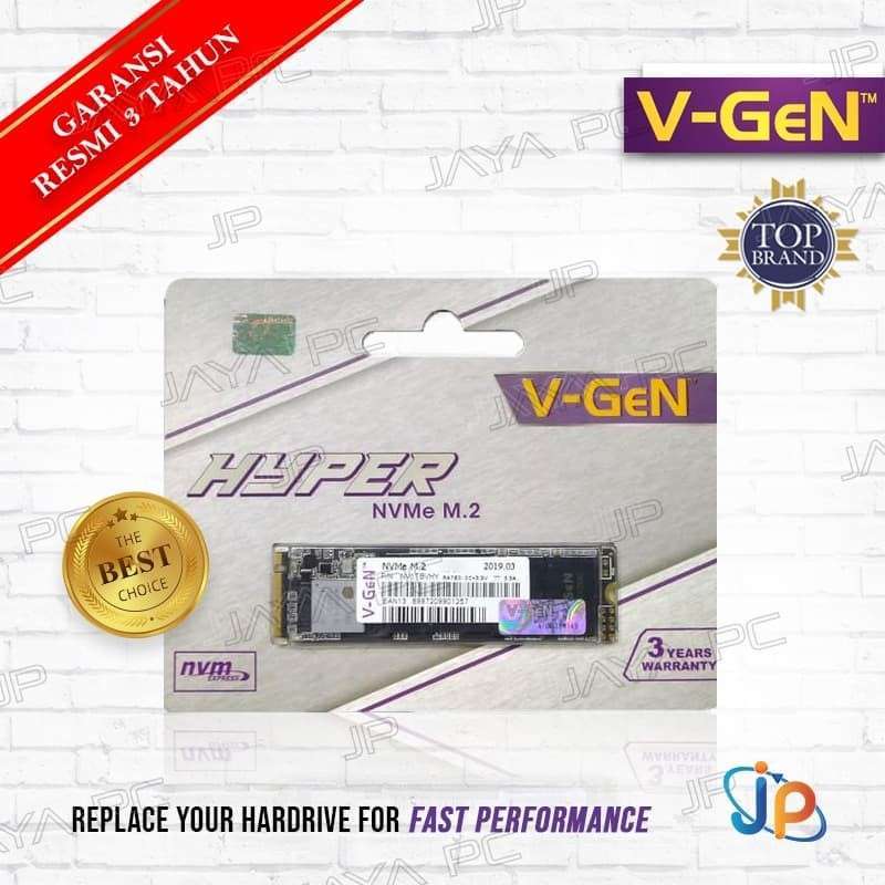 Promo V-gen Ssd Hyper M.2 Pcie Gen3 Nvme 2280 512gb - Vgen M2 512 Gb ...