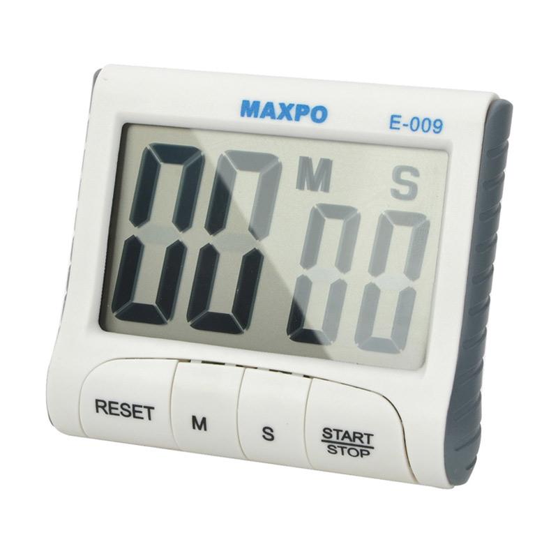 Jual Maxpo Eds E-009 Kitchen Lcd Digital Countdown Timer - Putih + Abu Abu 1 X Aaa [ 2,9 Inch ...