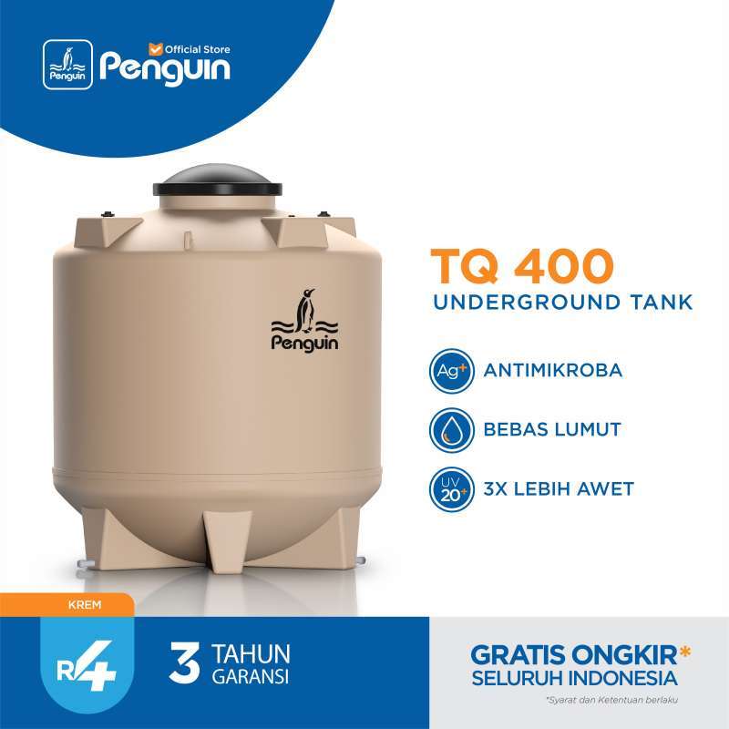 Jual Penguin Tangki | Toren | Tandon Air Tq 400 4000 Liter - Krem Di ...