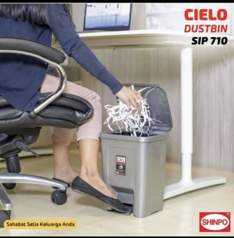 Jual TEMPAT / KOTAK SAMPAH 10 LITER INJAK SEGI SHINPO 710 di Seller Slalu Stock Shop - Wanasari ...