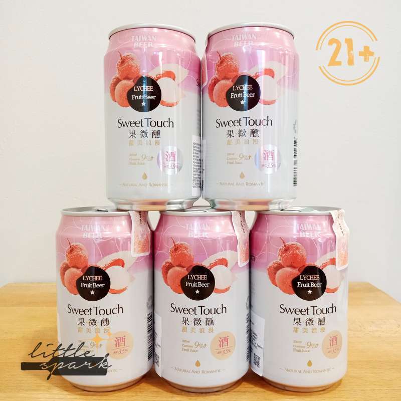 Jual Sweet Touch Lychee Beer 330 ml Origin Taiwan per kaleng di Seller ...