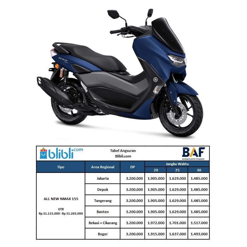 Jual BAF Celebrate Jakarta - Yamaha All New Nmax 155 Standard Version ...