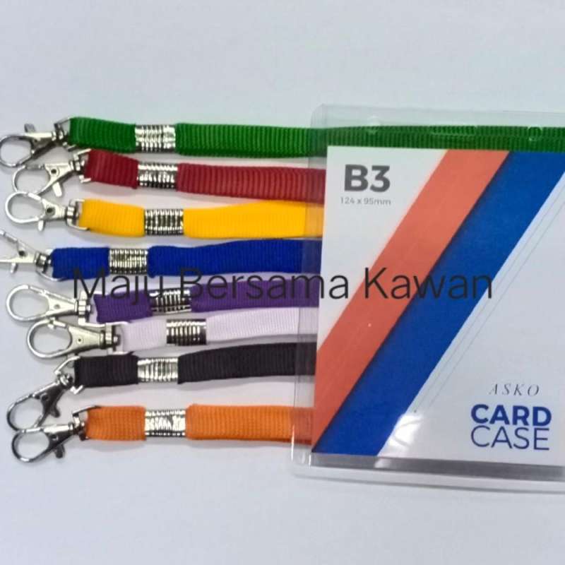 Jual Tali ID Card Model Kait + Hard Case Ukuran B3 di Seller STORE ID ...