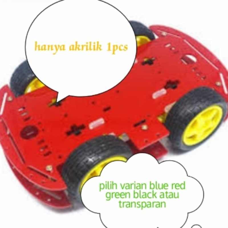 Jual Dijual Smart Car 4WD Body Akrilik acrylic Robot Arduino uno mega ...