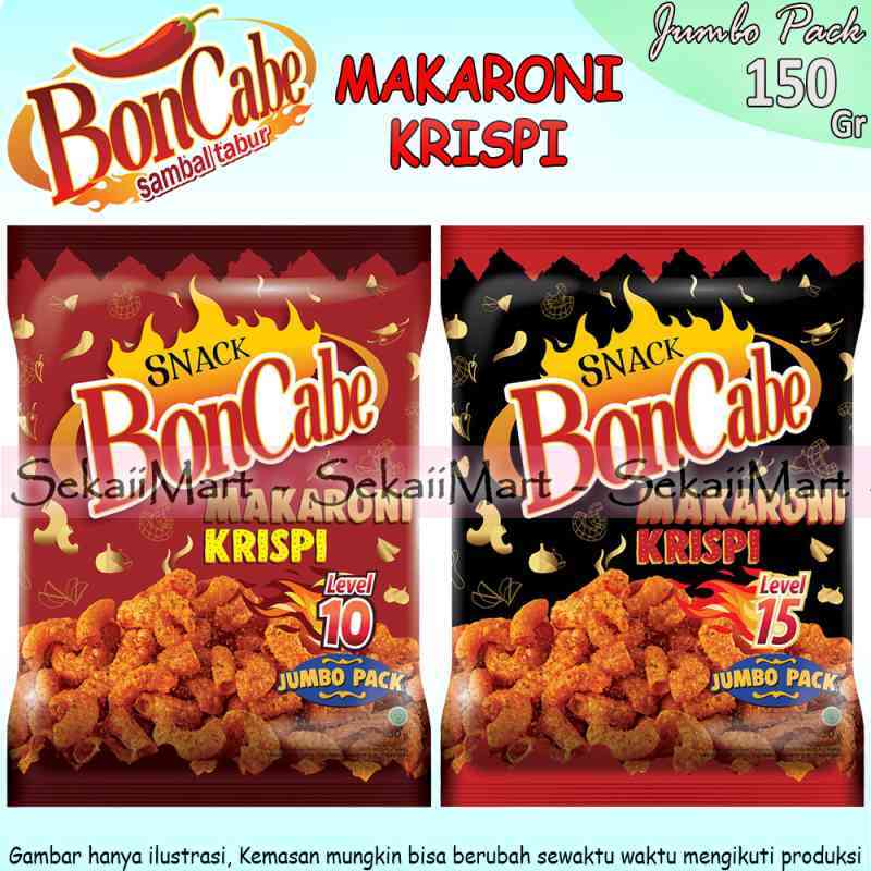 Promo BONCABE Snack Makaroni Krispi Pedas - BON CABE Crispy Macaroni ...