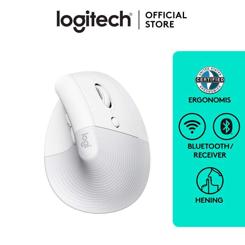 Jual Logitech Lift Mouse Ergonomic Vertical Wireless Bluetooth Off ...