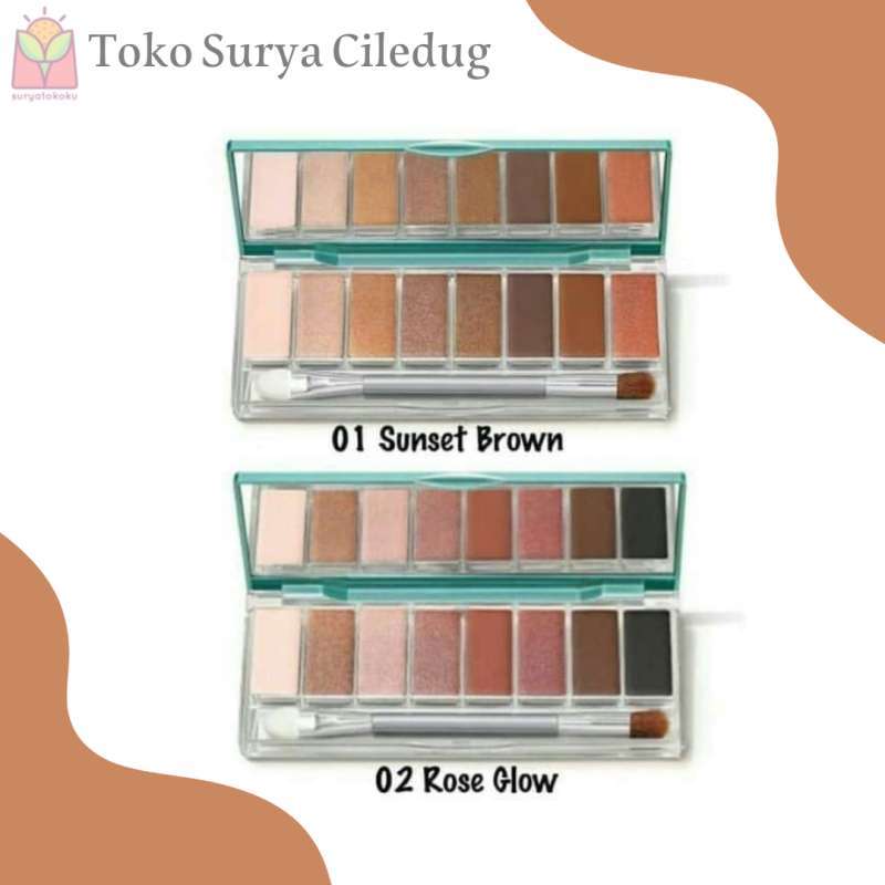 Promo Wardah Exclusive Eyeshadow Palette 10gr Diskon 15% di Seller ...