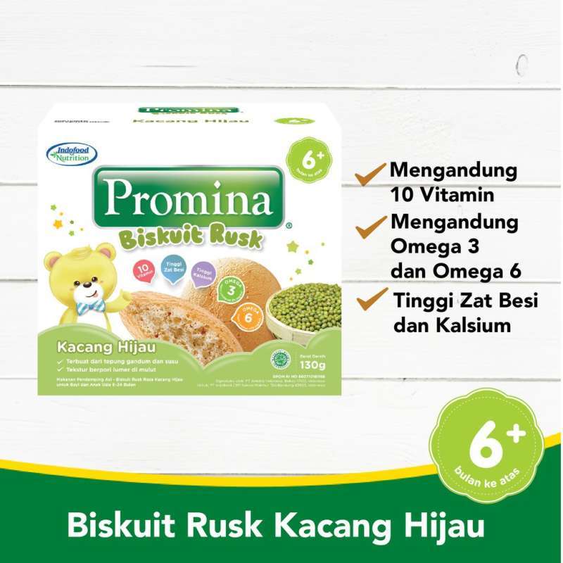 Jual Promina Biskuit Rusk Snack Cemilan Bayi Untuk Usia 6 bulan ...