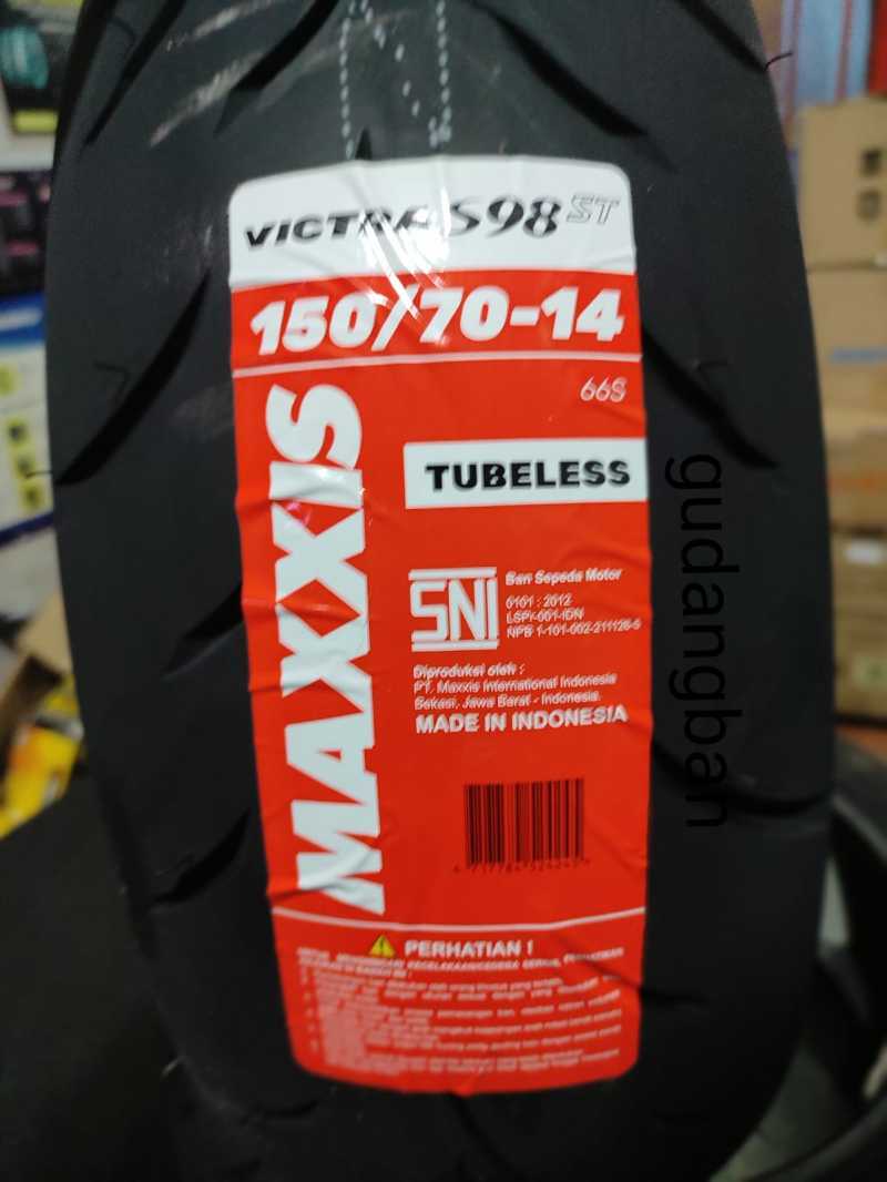 Jual Ban Maxxis 150 / 70 - 14 Victra Aerox Xmax luar motor Tubeless PNP ...