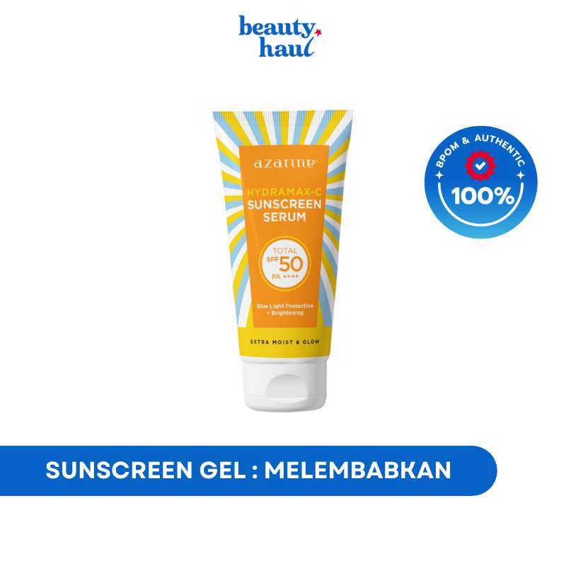 Review Sunscreen Azarine Hydramax C - Blibli Friends