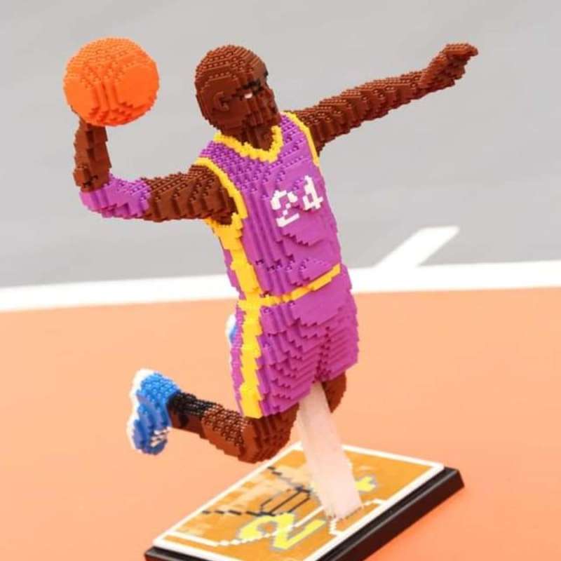Jual Nanoblock Kobe bryant Basket Player Action Figure Lego Brick Big ...