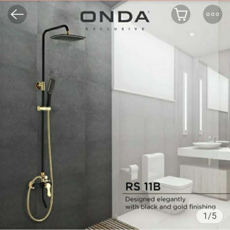 Jual shower panas dingin merk onda black - Multicolor di Seller Sugeng ...