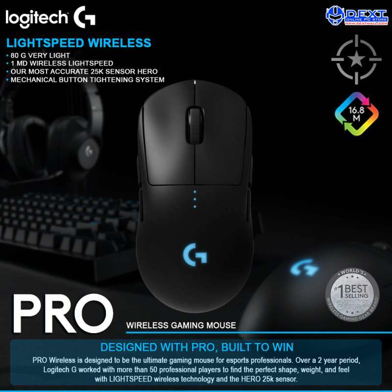 Jual Logitech Pro Wireless Gaming Mouse Di Seller Dext Technologies ...