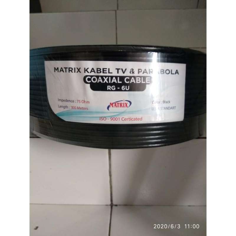 Jual Kabel Matrix tv dan parabola 300meter di Seller TV DIGITAL QU ...