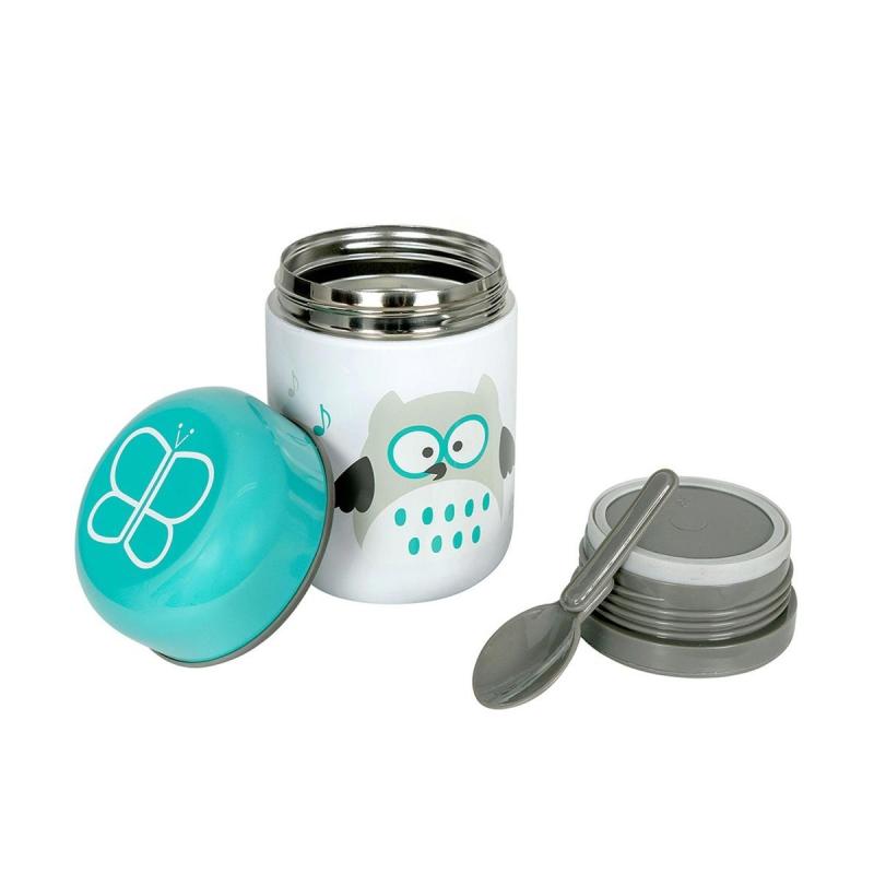 Jual Bbluv Thermal Food Container With Spoon And Bowl - Aqua Di Seller ...