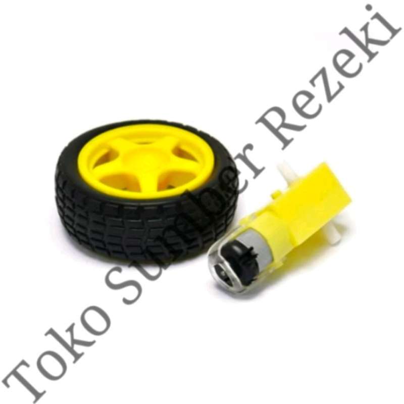 Jual Dinamo Motor DC 12v Gearbox Arduino Car kit Kuning Original Asli ...