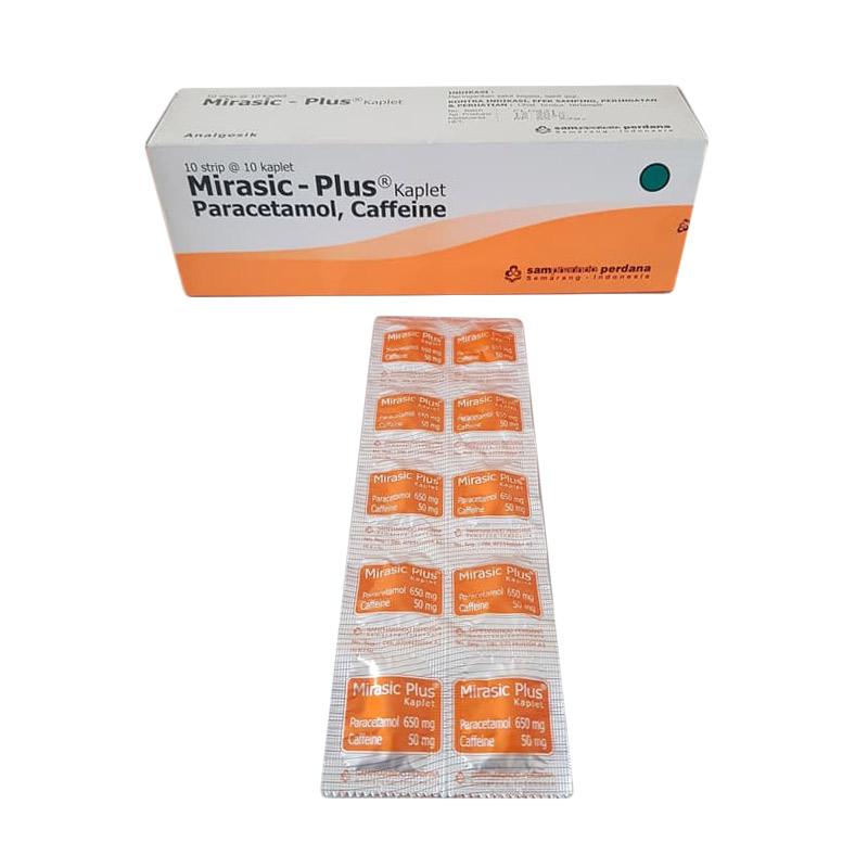 Promo Mirasic Plus Kaplet [1 Strip/10 Kaplet] Diskon 62% di Seller Tio ...