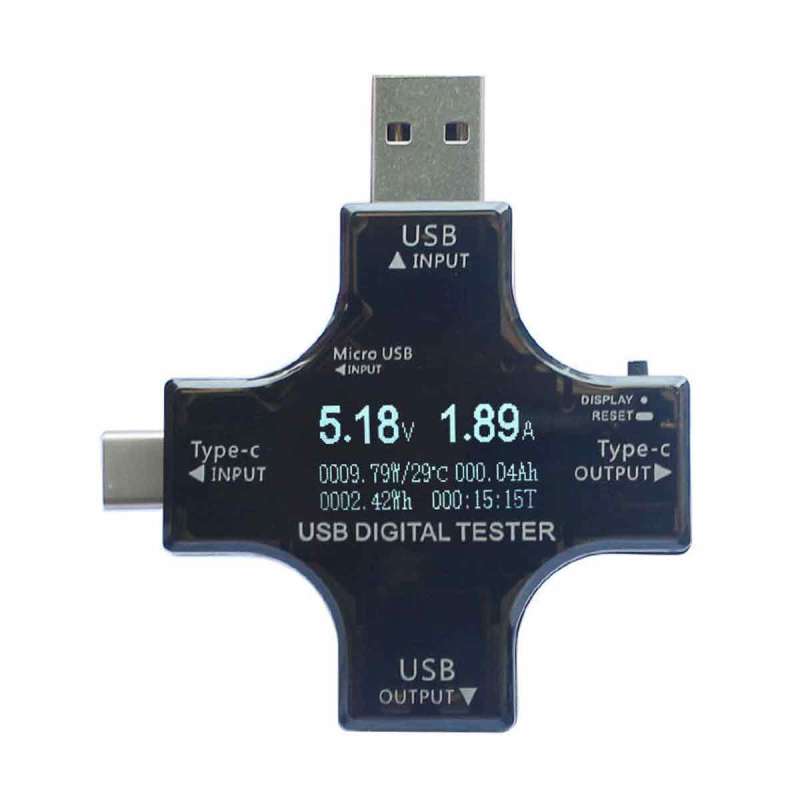 Jual IIT USB C Power Testers Type C USB Tester Digital Voltage Current ...
