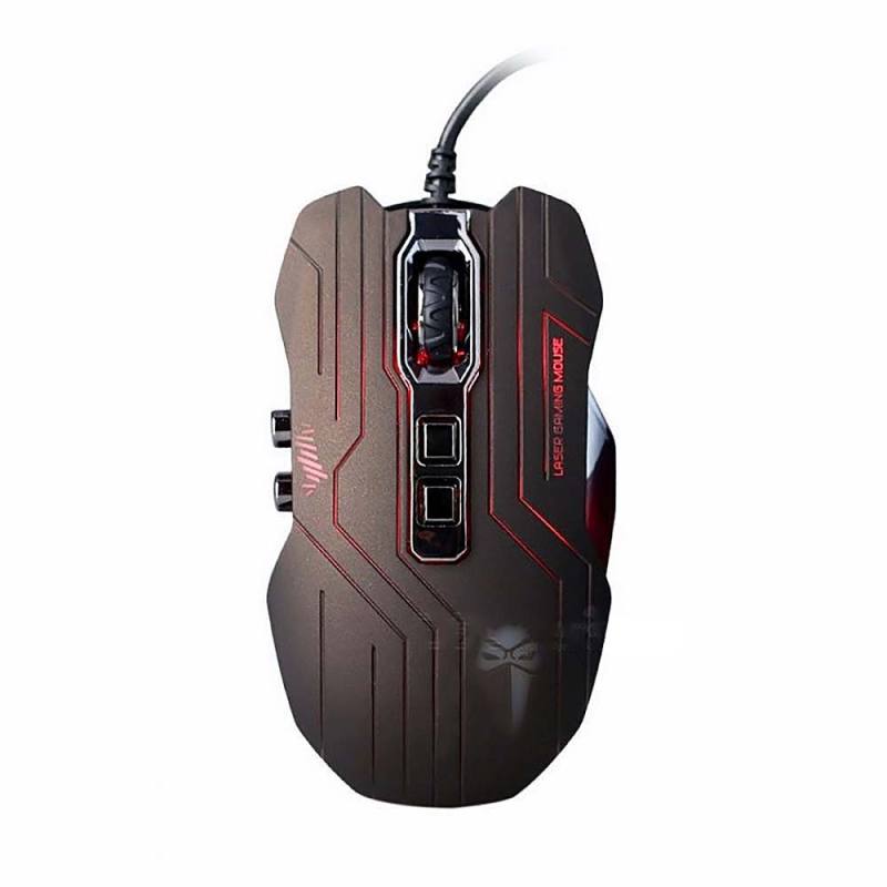 Jual IIT LUOM 3200 DPI Optical 9D Buttons Wired Gaming Mouse - White di ...