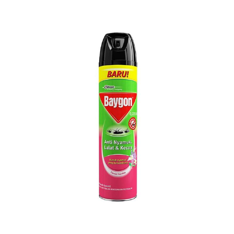 Promo Baygon Flower Garden Insektisida Spray [600 mL] - Pink Merah Muda ...