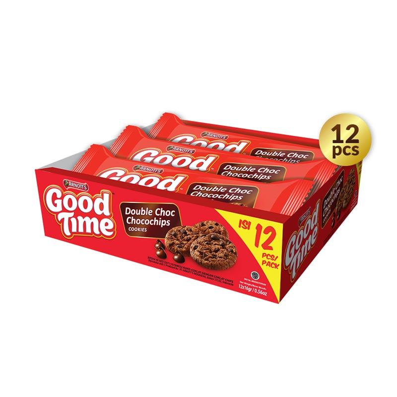 Promo Arnotts Good Time Cookies Double Choc Biskut [Single Pack/ 12 Pcs ...