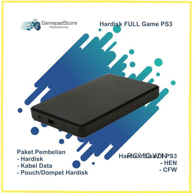 Jual HARDISK EKSTERNAL PS3 320GB CFW HEN HFW HDD FULL GAME TERBARU di ...
