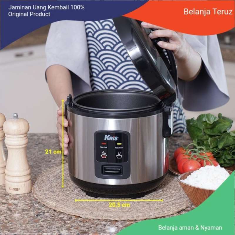 Jual Kris Rice Cooker/Penanak Nasi Deluxe 400 Watt 1 Liter di Seller ...