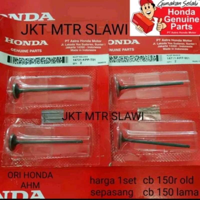 Jual Klep set valve ex valve in cb 150r old cb 150 lama 1set dapat ... Jual Klep set valve ex valve in cb 150r old cb 150 lama 1set dapat ...