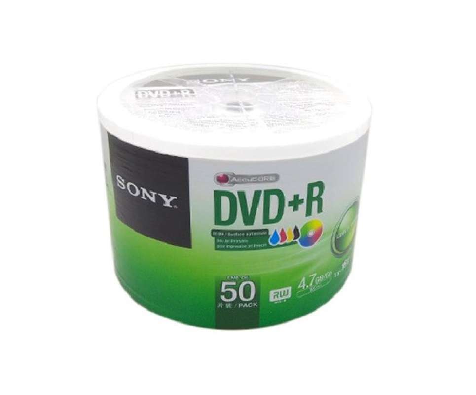 Jual DVDR Printable Sony / DVD+R Sony Inkjet Printable White Surface di Seller Data Point ...