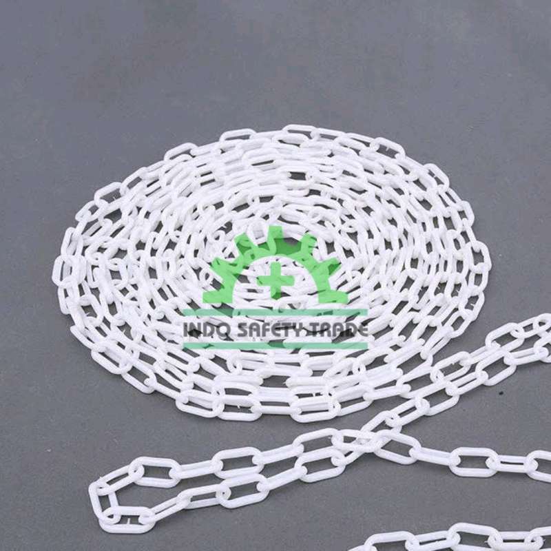 Jual Rantai Plastik/Plastic Chain 6mm x 25 Meter (1 Roll)Merah, Putih ...