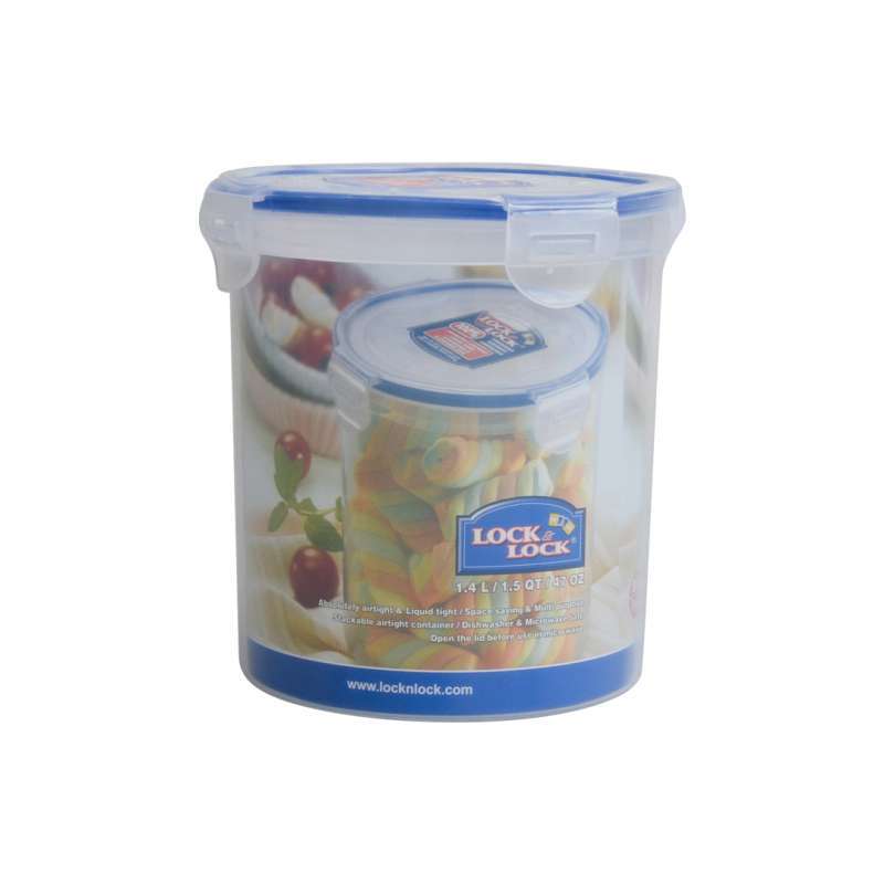 Promo Lock & Lock - Hpl933b - Round Tall Container 1.4l Diskon 20% Di ...