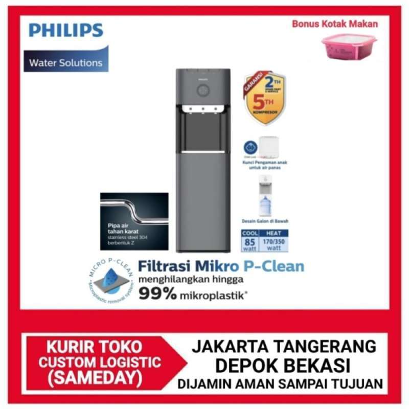Jual Philips Dispenser Galon Bawah Filtrasi Mikro P- Clean Add4966/70 ...