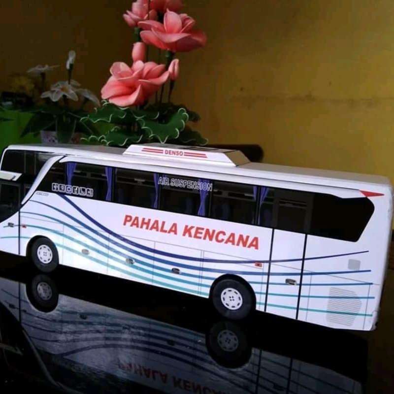 Jual Miniatur Bus Pahala Kencana Putih Di Seller Busindo Craft ...